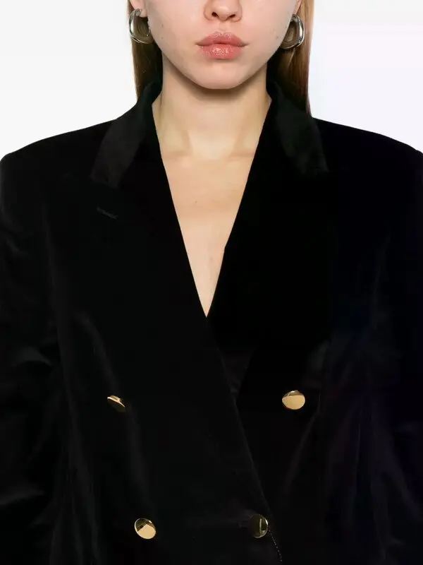Tagliatore Velvet Double-breasted Blazer