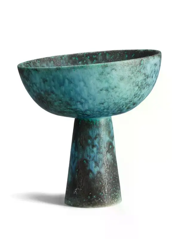 L'Objet Small Terra Stand Bowl - Green