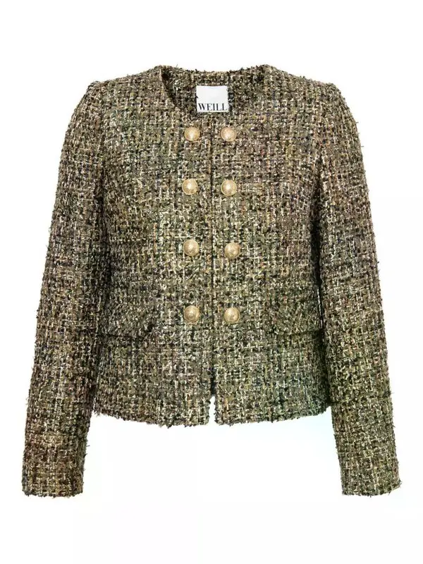 WEILL Tweed Double-breasted Jacket