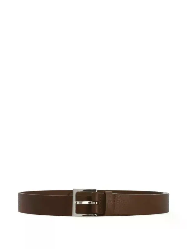 ORTIGNI Leather Belt - Brown