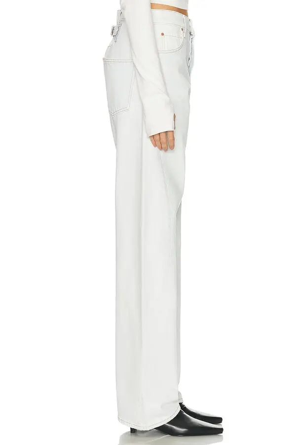 GRLFRND Noa Engineer Jeans - White Cloud