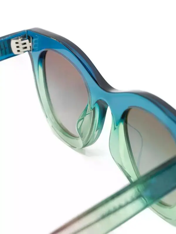 Thierry Lasry Consistency Round-frame Sunglasses - Blue