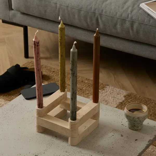 FERM LIVING Mura Candles Set Of 4 - Mixed