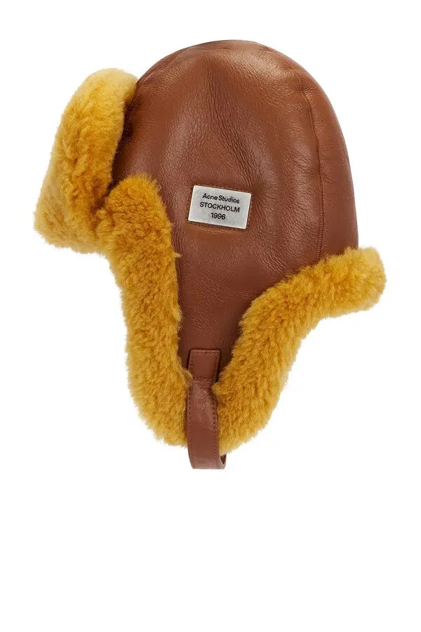 Acne Studios Belmet Shearling Cap