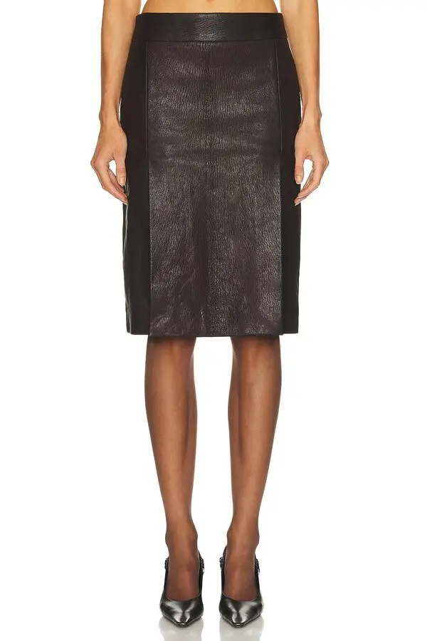 FERRAGAMO Pencil Skirt - Expresso