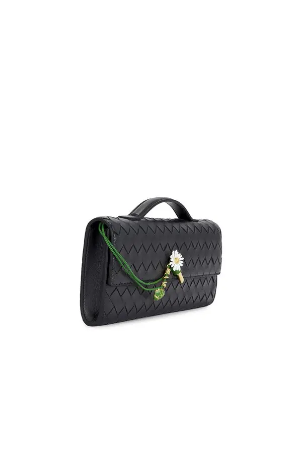 Bottega Veneta Andiamo Clutch - Ardois  Daisy Flower  & Muse Brass