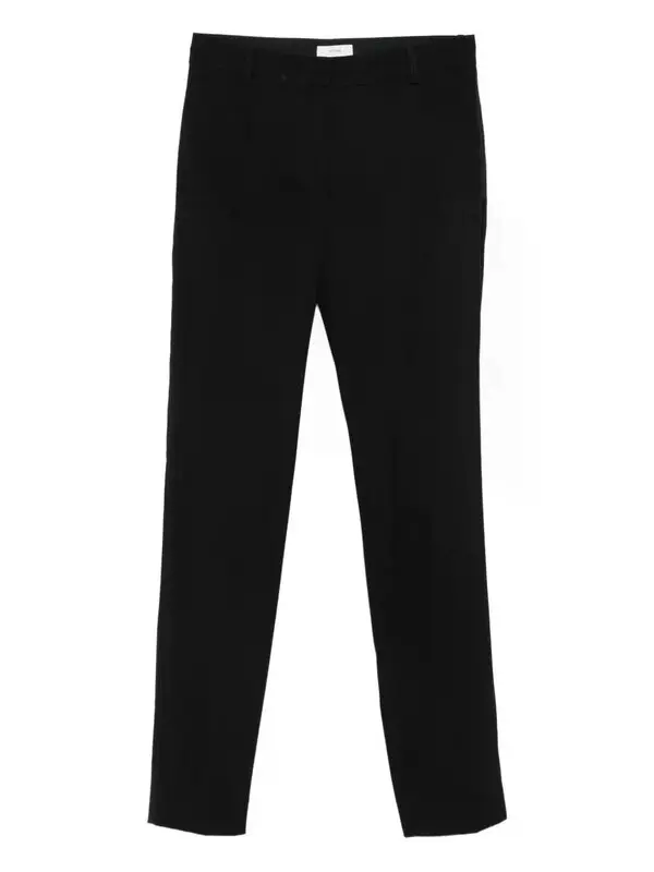 TOTEME Low-waist Slim Trousers - Black