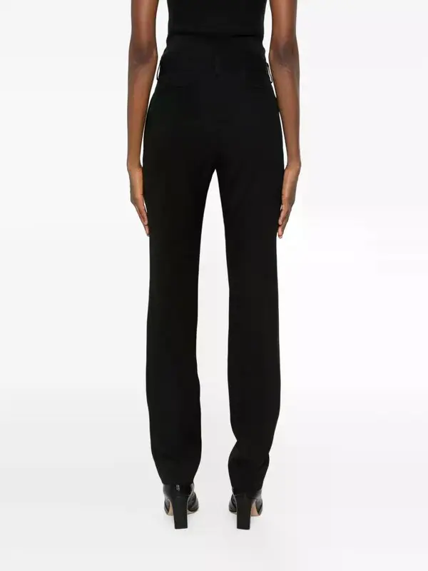 TOTEME Low-waist Slim Trousers - Black