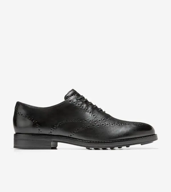 Cole Haan Ledley Grand Brogue Wingtip Oxfords - Black