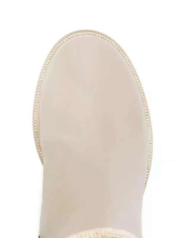 Rene Caovilla Studded-strap Leather Chelsea Boots - Brown