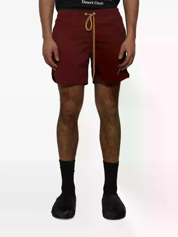 Rhude Logo-lettering Swim Shorts
