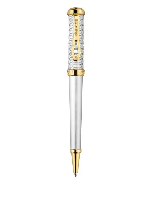Roberto Cavalli Two-tone Engraved Pen