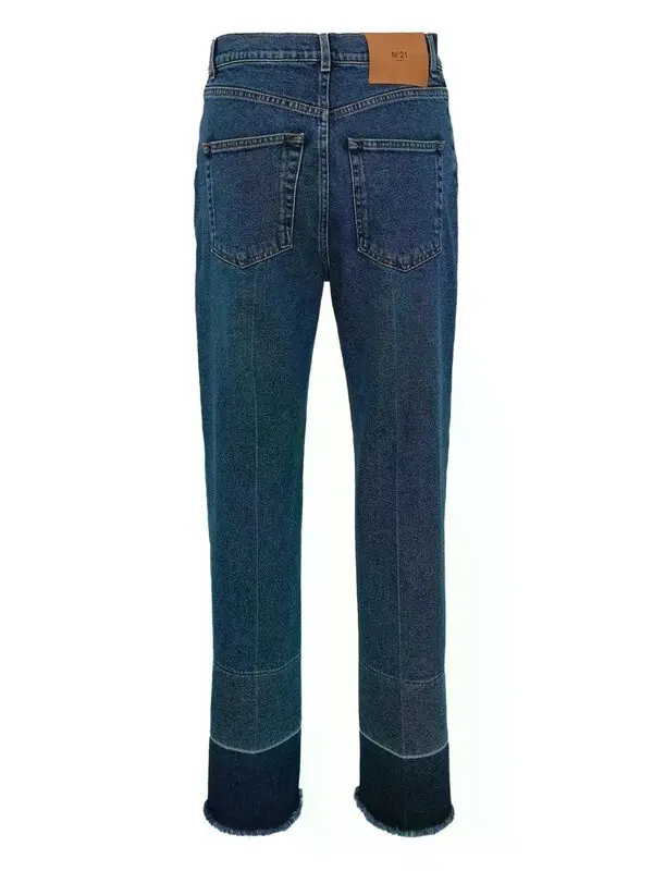 N°21 Frayed-hem Jeans