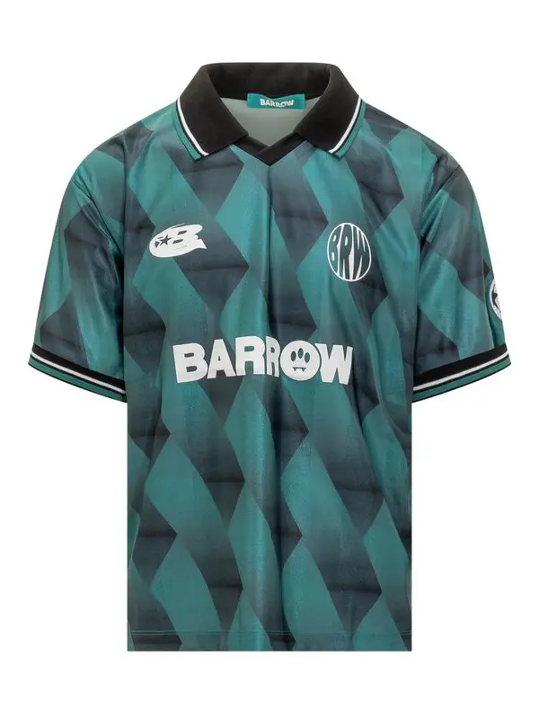BARROW Sports Jersey With Logo - Green