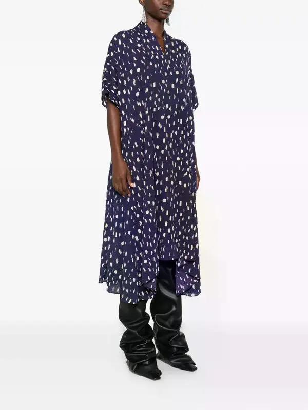 Balenciaga Polka Dot Pattern Dress