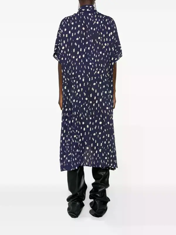 Balenciaga Polka Dot Pattern Dress