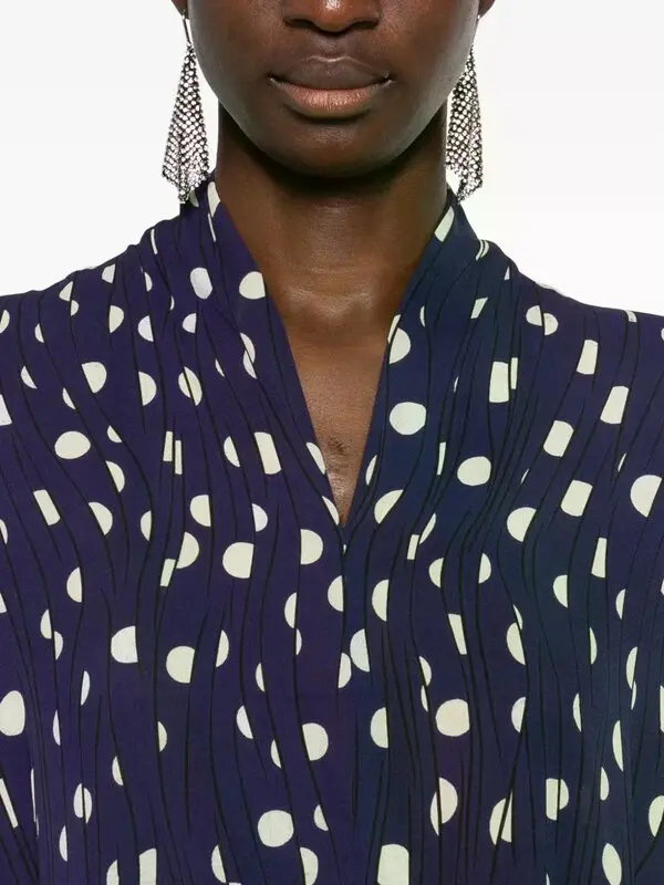Balenciaga Polka Dot Pattern Dress