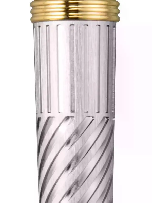Roberto Cavalli Two-tone Engraved Pen - Silver