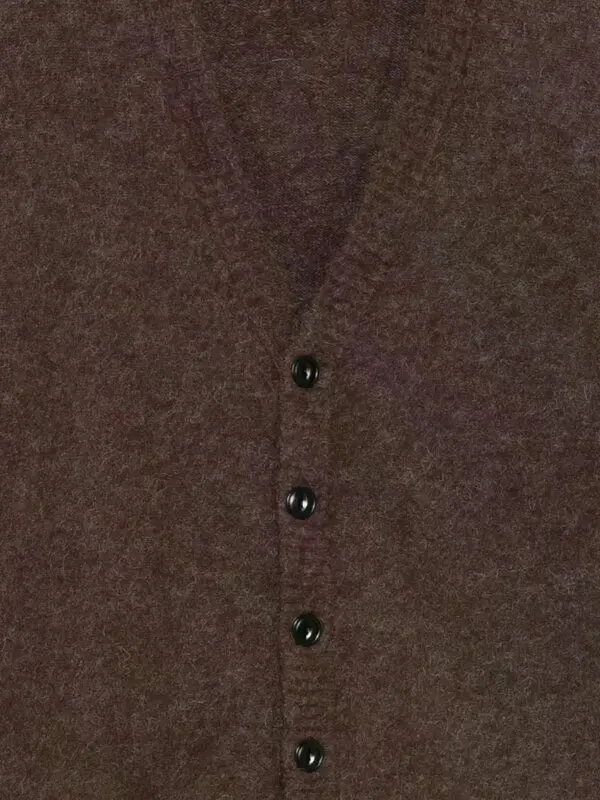 AMISH SUPPLIES V-neck Buttoned Cardigan
