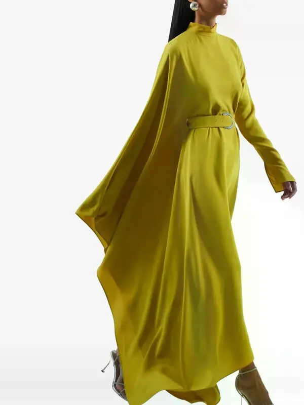 TALLER MARMO Tanning Belted Kaftan Midi Dress