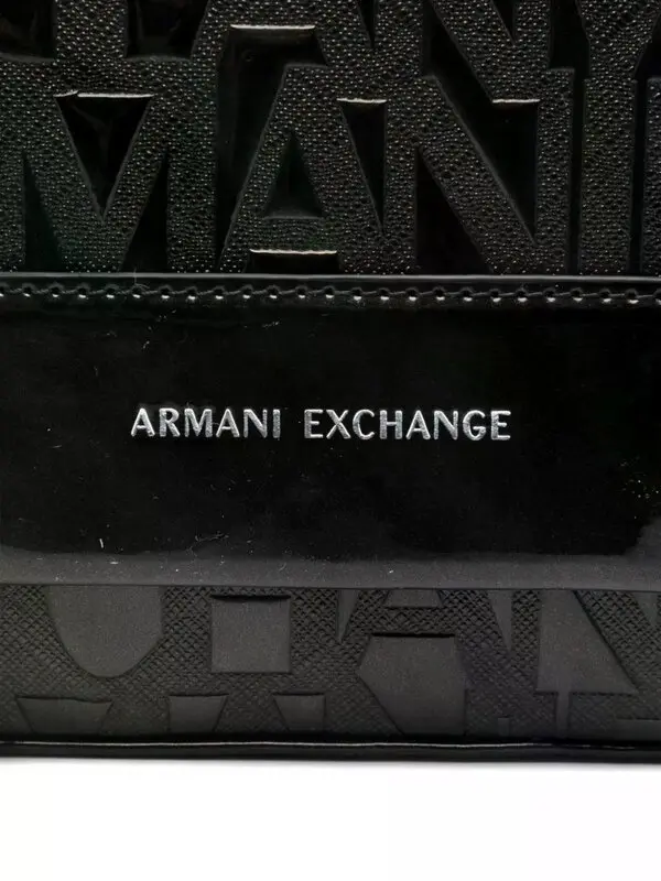 Armani Exchange Logo-embossed Satchel