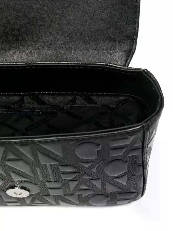Armani Exchange Logo-embossed Satchel