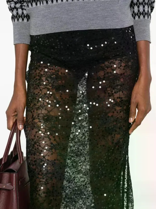 Patrizia Pepe Sequin Lace Skirt