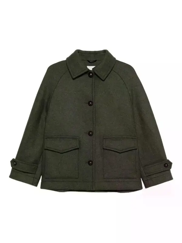 CIRCOLO 1901 Button-down Flap-pocket Coat