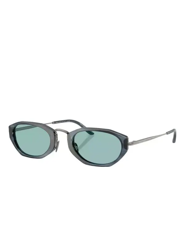 Giorgio Armani Geometric Frame Sunglasses