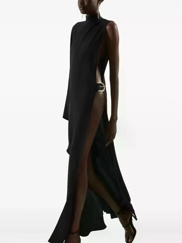 TALLER MARMO Michela Ring-detail Midi Dress