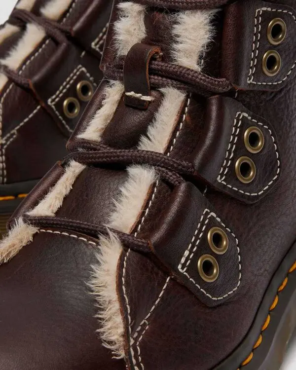 Dr. Martens 1460 Faux Fur Lined Leather Boots