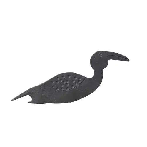 STORIED HOME Metal Bird Shaped Bottle Opener - Black
