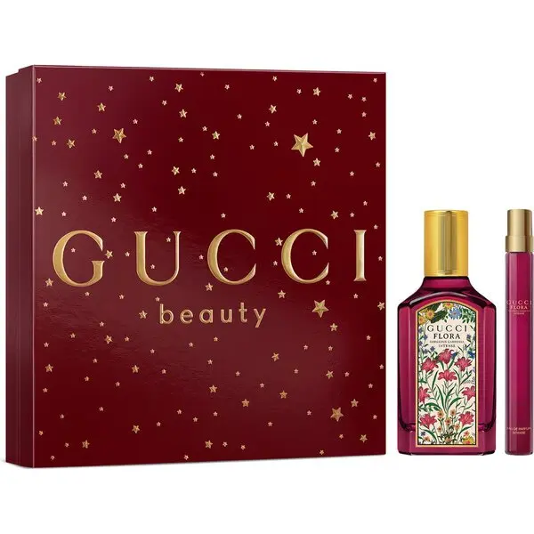 Gucci Flora Gorgeous Gardenia Eau De Parfum Intense Set $195 Value - No Color