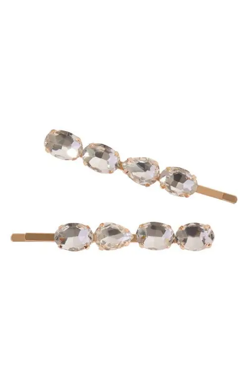 KITSCH Crystal Bobby Pins 2-pack - No Color