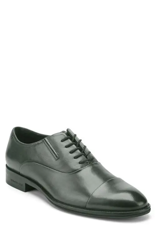 KENNETH COLE Tully Cap Toe Oxford - Charcoal/black