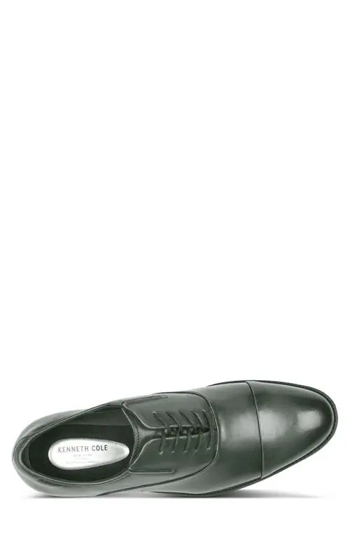 KENNETH COLE Tully Cap Toe Oxford - Charcoal/black