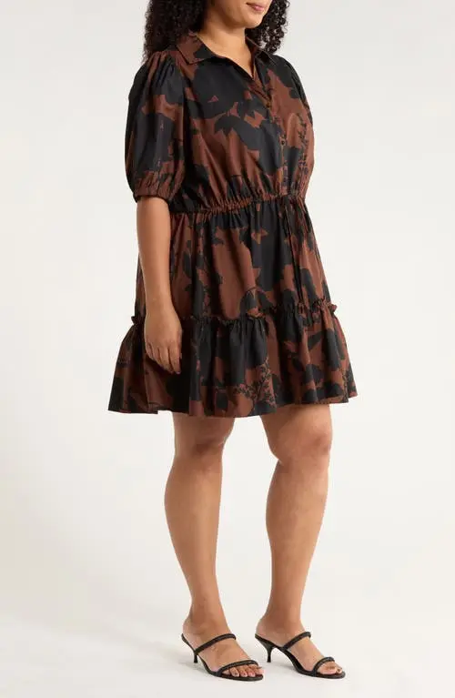 SUGARLIPS Floral Shirtdress