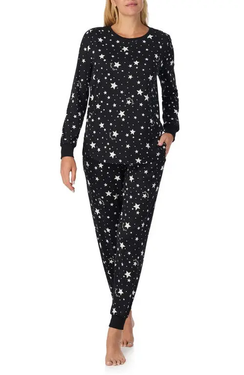 Kate Spade New York Print Pajamas - Black Print