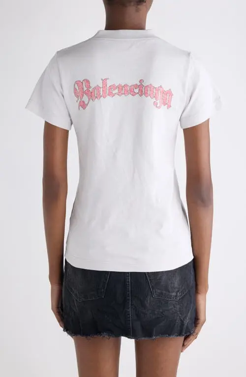 Balenciaga Fitted Graphic T-shirt
