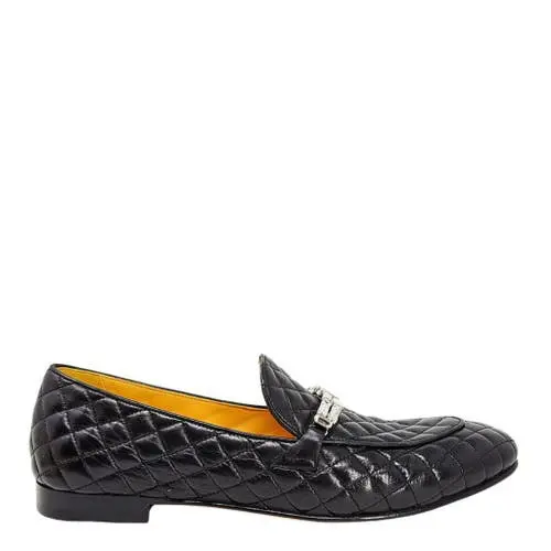 MADISON MAISON Flat Quilted Loafer - Black
