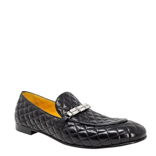 MADISON MAISON Flat Quilted Loafer - Black
