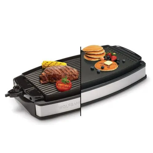 WOLFGANG PUCK Xl Reversible Grill Griddle - Black