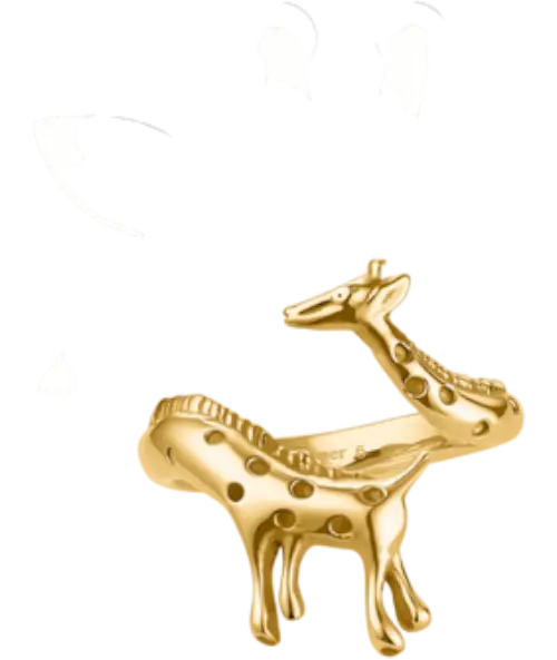 HEY HARPER Giraffe Ring - Gold