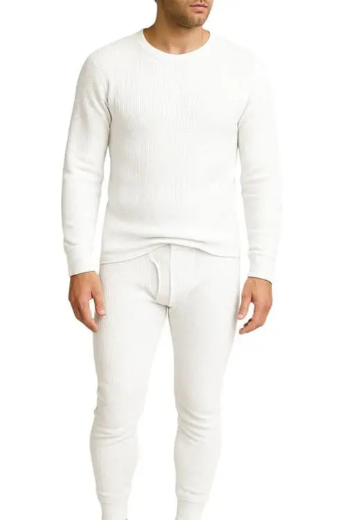 BENBEN Thermal Top & Bottom Base Layer Essential - White