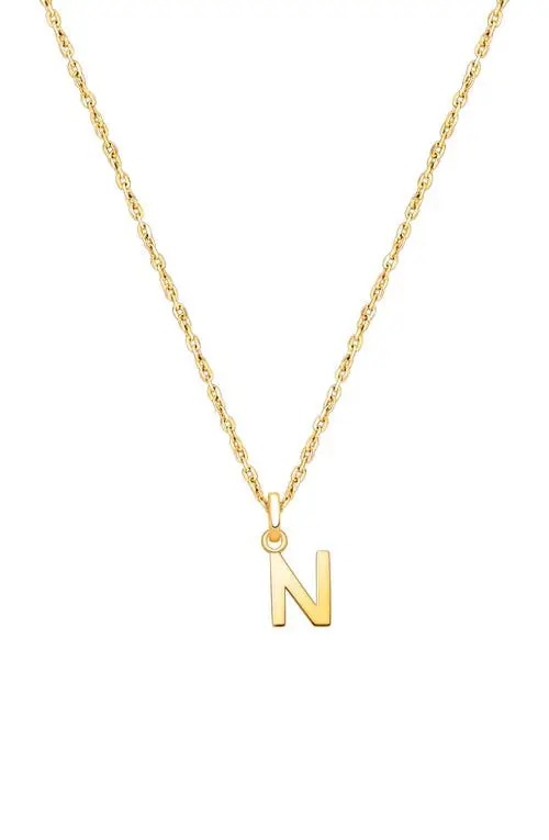 TINY BLESSINGS 14k Gold Initial Pendant Necklace - 14k Gold - N