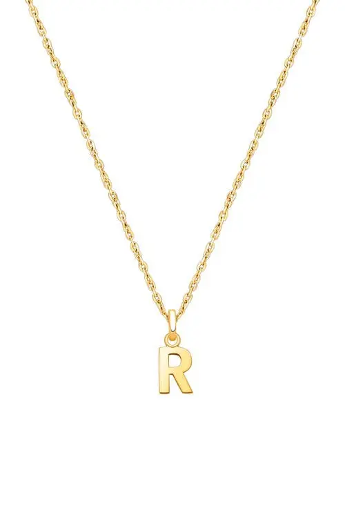 TINY BLESSINGS 14k Gold Initial Pendant Necklace - 14k Gold - R