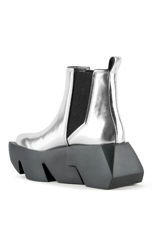 United Nude Bull Chelsea Boot - Silver