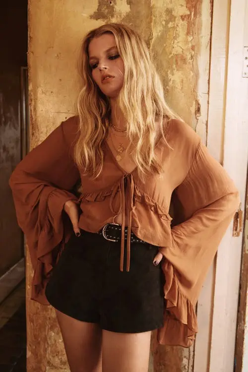 Nasty Gal Distressed Faux Leather High-waisted Hotpants