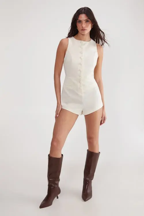 Nasty Gal Essentials Sleeveless Tailored Jumpsuit