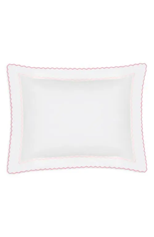 MATOUK Axel Embroidered Pillow Sham - Pink